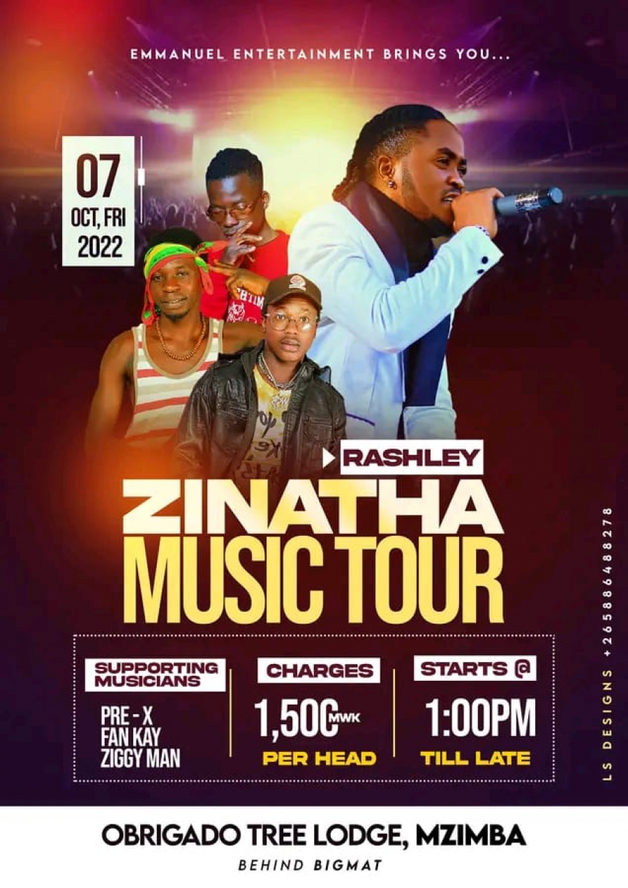Zinatha music tour - MalawiEvents.com